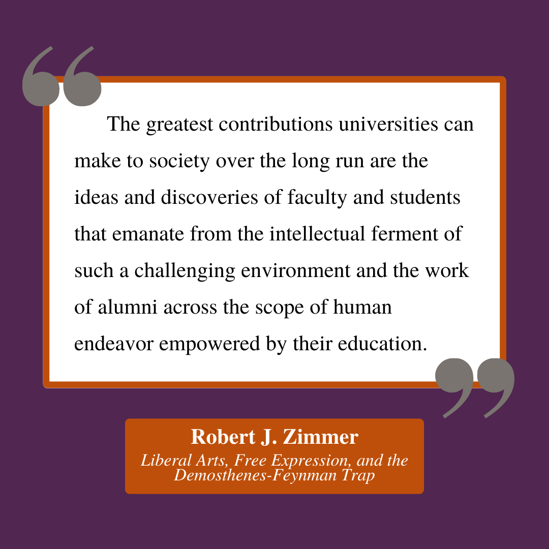 In Memoriam: Robert J. Zimmer - American Council of Trustees and Alumni