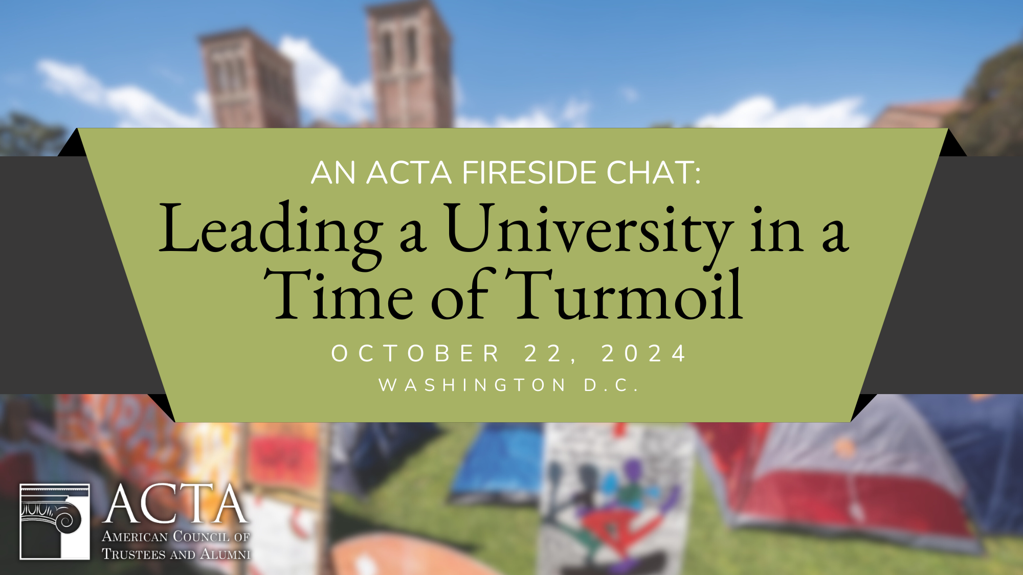 Leading a University in a Time of Turmoil - American Council of ...