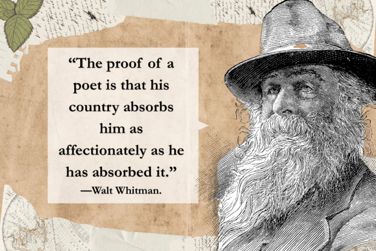 What Walt Whitman Can Teach Us About Education and Informed Citizenship ...